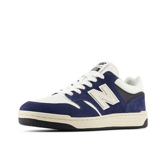 New Balance Homme 480 V1 Premium Basket, NB Bleu Marine/sel de mer, 43 EU