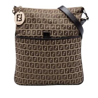 Fendi Pre-owned Canvas Crossbody Bag - - Pre-owned - Damen - Braun - ONE SIZE