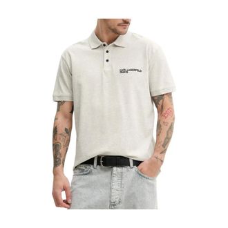 Karl Lagerfeld Homme, Tops, Beige, Taille: M Polo Piqu&eacute; Regular