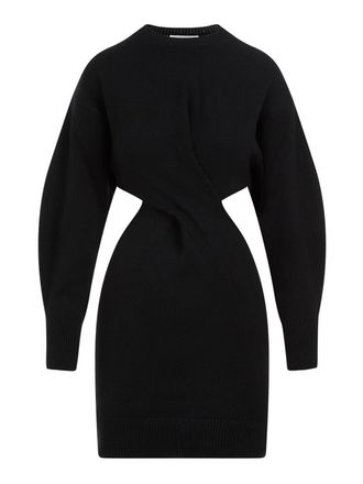 Alexander McQueen Robe Courte - Noir