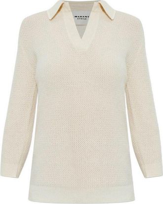 Isabel Marant Poloshirt - Creme
