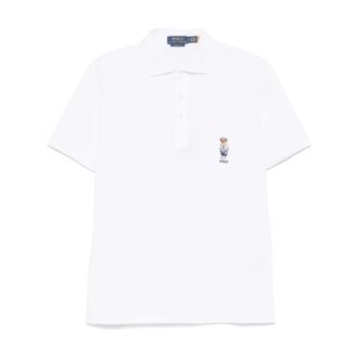 Polo Ralph Lauren Casual Kurzarm Wei&szlig;es Poloshirt - - Tops - Herren - Wei&szlig; - 2XL