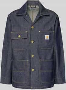 Carhartt Work in Progress Jeansjacke mit aufgesetzten Taschen Modell ADEN