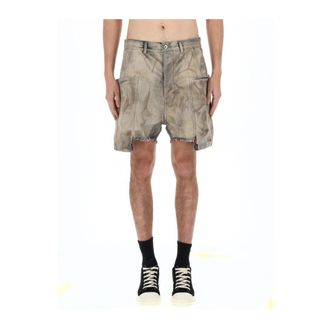 Rick Owens &Auml;rmellose V-Ausschnitt-Tunika - - Shorts - Herren - Braun - W31