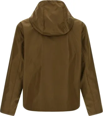 Prada Bicolor Polyamide Shell Jacket - Green
