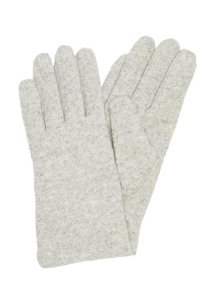 s.Oliver Wollmix-Handschuhe mit Touch-Funktion grau meliert L