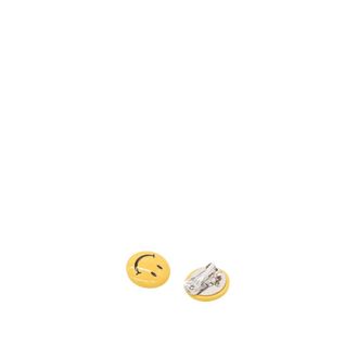 Moschino Femme, Accessoires, Jaune, Taille: ONE Size Orecchini Smile