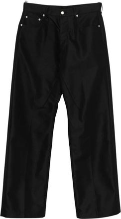 Rick Owens Homme, Jeans, Noir, Taille: W33 Jean Droit Cinq Poches