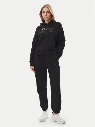 Emporio Armani Jogginganzug 7W001373 AF10377 MC004 Schwarz Relaxed Fit