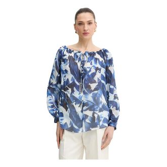 Guess Orsola Off-Shoulder Bluse - - Blouses & Shirts - Damen - Blau - XS