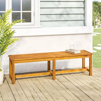 vidaXL Vidaxl - Gartenbank 150x35x45 cm Massivholz Akazie