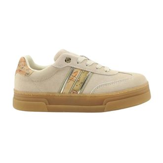 Alviero Martini 1A Classe Sneakers aus Wildleder - - Shoes - Damen - Beige - 37 EU