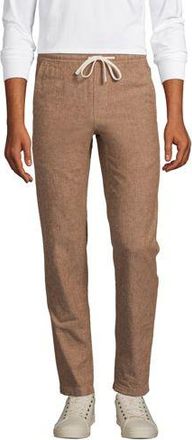 Lands End Schlupfbund-Chino, Herren, Gr&ouml;&szlig;e:56-58 regular, Braun, Baumwolle/Elasthan, by Lands End