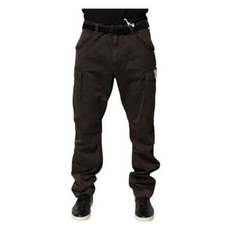 Dolce & Gabbana Braune Cargo Tapered Hose - - Trousers - Herren - Braun - L