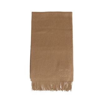 Max Mara Monogram Cashmere Scarf