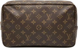 Louis Vuitton Clutches - Monogram Trousse Toilette 28 - Gr. unisize - in Braun - f&uuml;r Damen