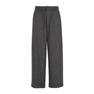 Giorgio Armani Oversized Weite Hose - - Trousers - Herren - Grau - L