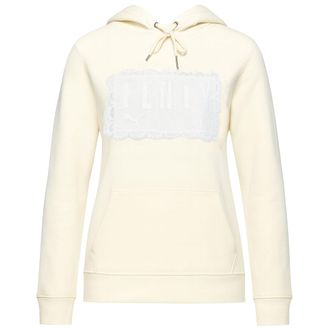 Puma x Rihanna Fenty Fleece vor Schulter Frauen Kapuze -Sweatshirt 574692 01 A50E