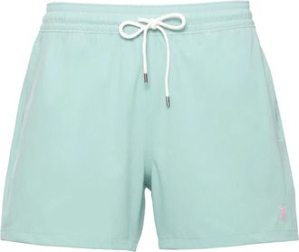 Ralph Lauren Homme, Maillots de bain, Vert, Taille: XL Logo Swim Shorts
