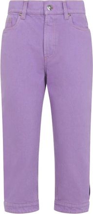 Versace Femme, Jeans, Violet, Taille: W27 Jean Capri
