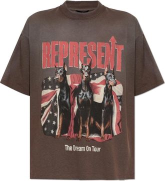Represent Represent, Homme, Tops, Gris, Taille: XS T-shirt Dream On Tour