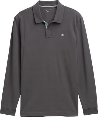 Tom Tailor Longsleeve Basic Piqu&eacute; Poloshirt