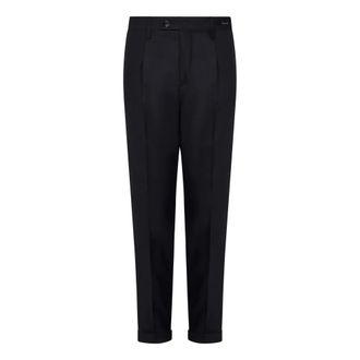 Michael Coal Homme, Pantalons, Bleu, Taille: W32 Pantalon Slim Fit en Laine Bleue