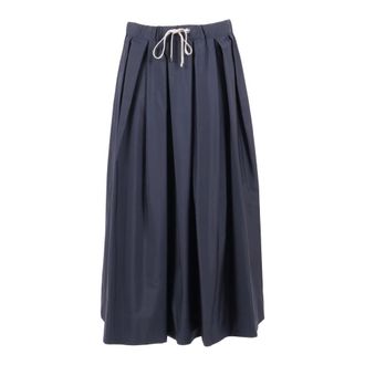 Max Mara Femme, Jupes, Bleu, Taille: 38 FR Pineta Skirt