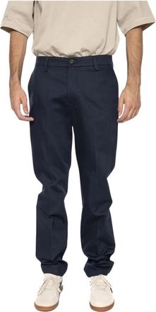 Dockers Homme, Pantalons, Bleu, Taille: W34 L30 Pantalon Slim Signature Anti-Taches Defender