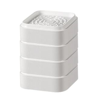 Generico H&ouml;henerh&ouml;hungen f&uuml;r M&ouml;bel, 4 St&uuml;ck, quadratisch, stapelbar, rutschfest, f&uuml;r Waschmaschine, f&uuml;r Sofa, Sessel, K&uuml;hlschrank, Tisch, Schrank