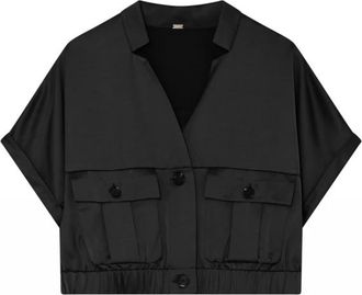 Gustav Femme, Vestes, Noir, Taille: 44 FR Veste blazer inspir&eacute;e utilitaire noire