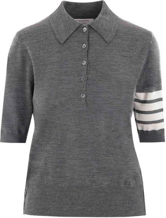 Thom Browne Poloshirt - Grau