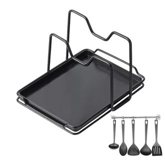 Generico Organizer: f&uuml;r Teller aus Polystyrol-Eisen, Topfdeckel und Halterung f&uuml;r K&uuml;chenutensilien, K&uuml;chenarbeitsplatte, Schrank, Schublade, Heimorganisation