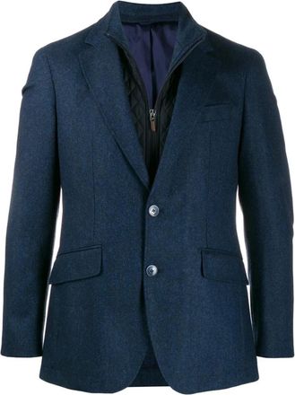 Hackett Veste &agrave; chevrons - Homme - Vestes - Bleu - Taille: S
