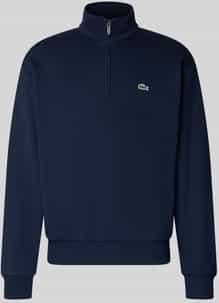 Lacoste Regular Fit Troyer aus Baumwoll-Mix