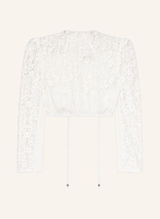 Gottseidank Gottseidank Dirndlbluse Ernesta Mit Spitze weiss