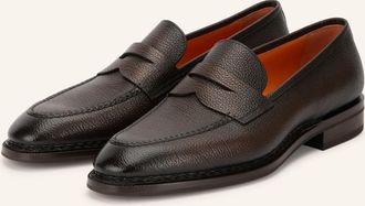 Santoni Penny-Loafer Opus braun