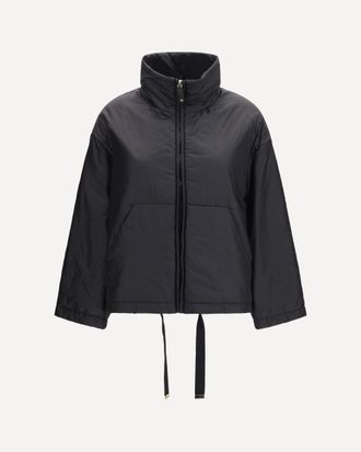 Max Mara Short Padded Jacket in water repellent canvas Female 42