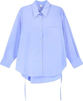 Aspesi Femme, Blouses et Chemises, Bleu, Taille: 36 FR Chemise en coton
