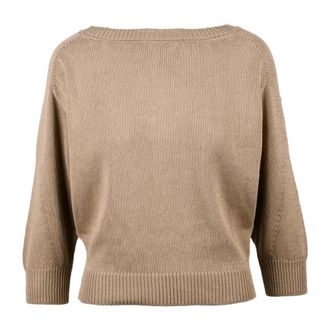Alpha Studio Femme, Pulls, Brun, Taille: 44 FR Maglioncino Sweater