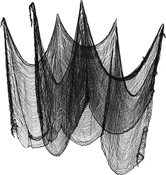 Generic Gaze aus gruseligem Stoff, Dekoration aus leichtem und gruseligem Stoff, dehnbarer Halloween-Gurt, Zubeh&ouml;r f&uuml;r Spukh&auml;user, Dekoration f&uuml;r Drapierung i
