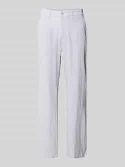 Christian Berg Hose aus Leinen-Viskose-Mix mit Eingrifftaschen