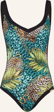 Charmline Charmline Shape-Badeanzug Jungle Jewels gruen