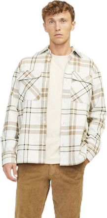 Jack & Jones Jprraymond Melange Check Overshirt Ls Sn