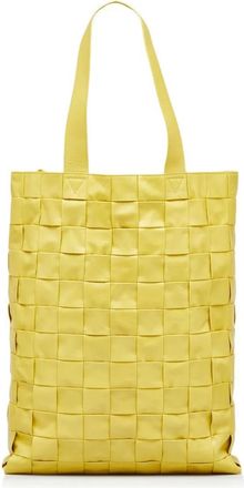 Bottega Veneta Shopper - Nappa Maxi Intrecciato Cassette Tote - Gr. unisize - in Gelb - f&uuml;r Damen