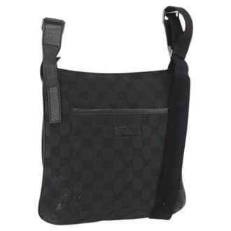 Gucci Sac bandouli&egrave;re vintage Pre-owned - Femme - Pre-owned - Noir - Taille: ONE Size