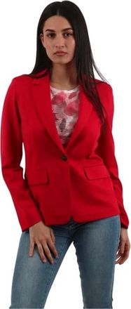 Emme Di Marella Emme DI Marella, Femme, Vestes, Rouge, Taille: 38 FR Gamma Blazer