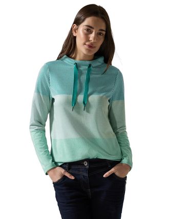 Cecil Gestreiftes Colorblock Shirt