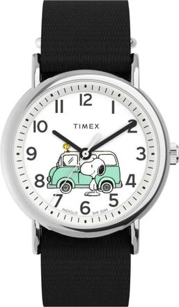 Timex unisex, Accessoires, Noir, Taille: ONE Size Weekender 38mm Fabric Strap Watch