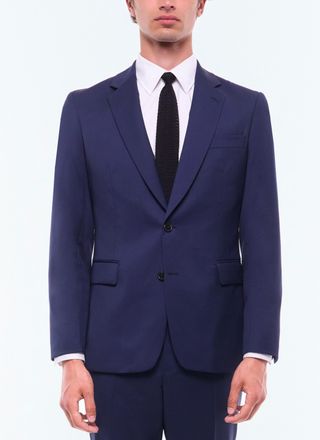 Fursac Veste de costume en serge de laine - Taille 44 - Homme